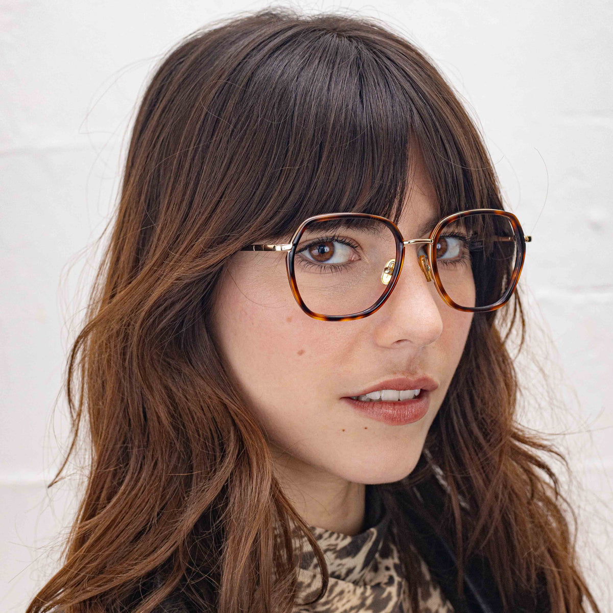 Nora.A Brown / Havana - Blue Light – Le Petit Lunetier