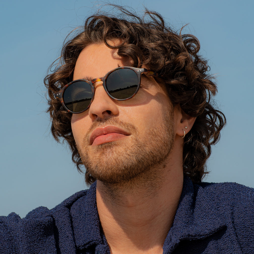 Lois.L Brown / Havana Polarized Sunglasses